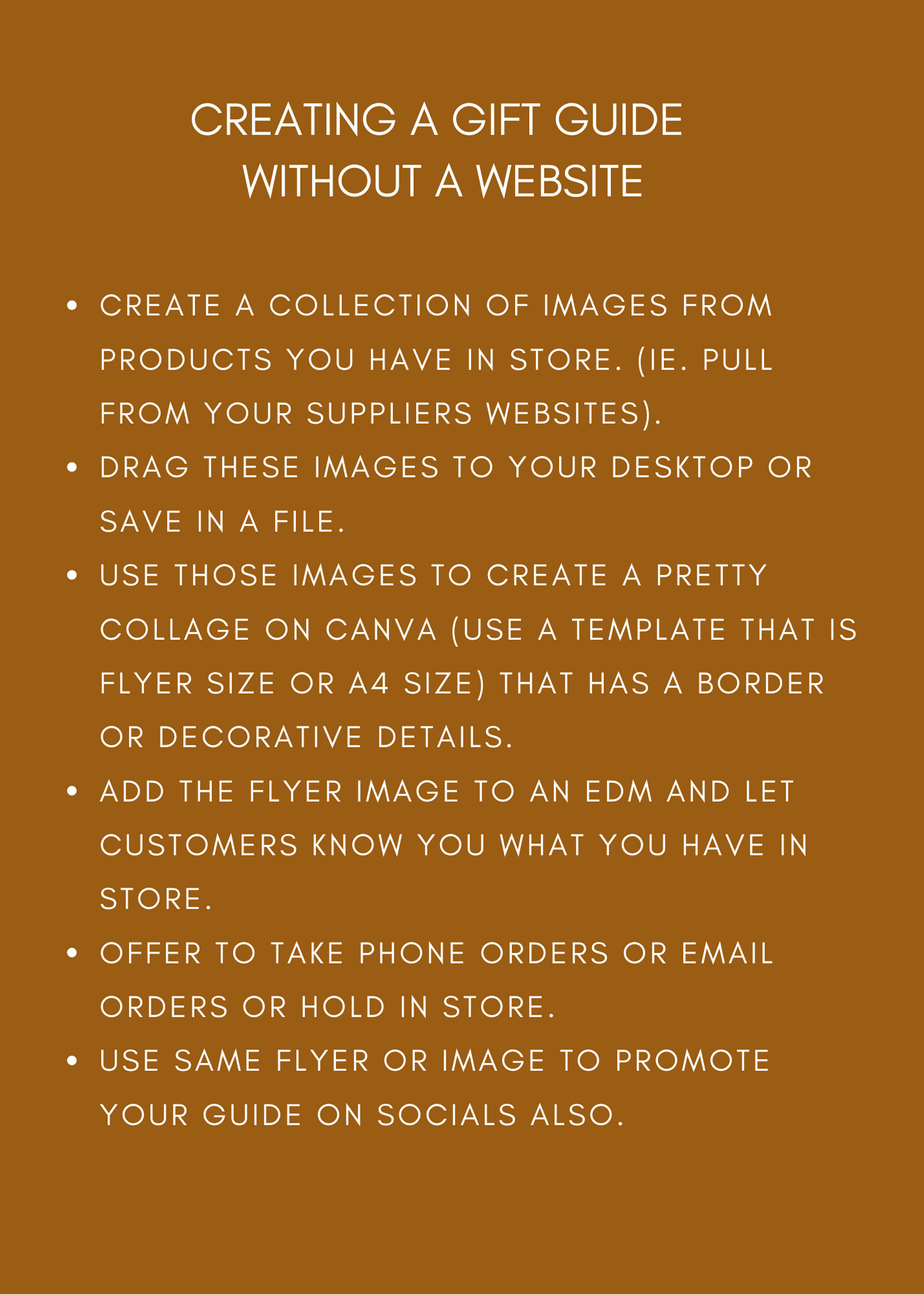 Create a GIFT Guide this holiday season!! - www.thelotco.com.au/blog